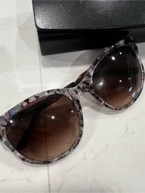 THIERRY LASRY | Accessories | Thierry Lasry Purple Tortoiseshell Cateye ...